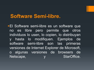 Tipos de licencia software hardware | PPTX