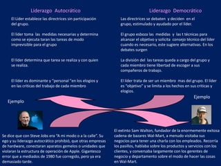 Diferentes Estilos de liderazgos | PPTX