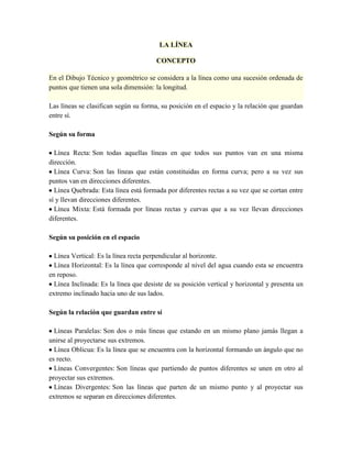 Tipos de líneas | DOCX