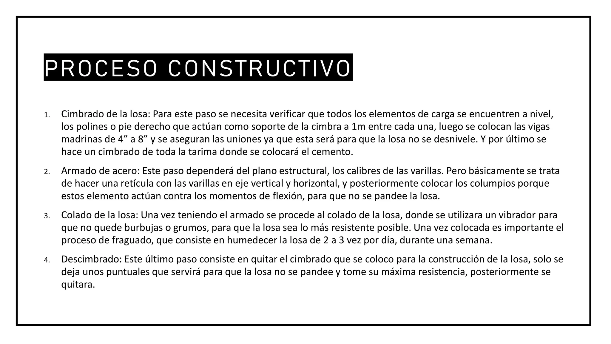 Tipos de losas y entrepisos_caracteristicas y proceso constructivo | PDF
