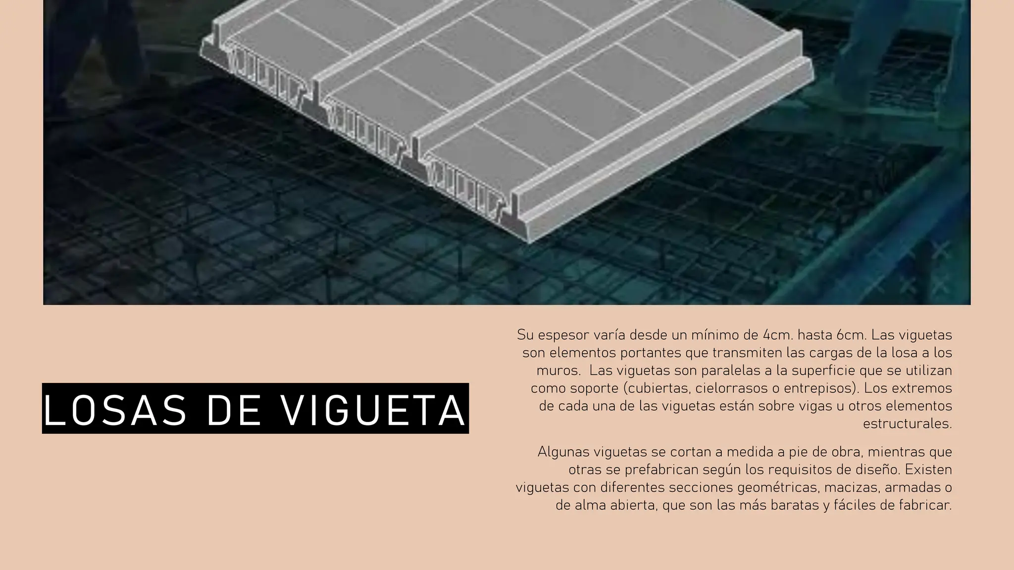 Tipos de losas y entrepisos_caracteristicas y proceso constructivo | PDF