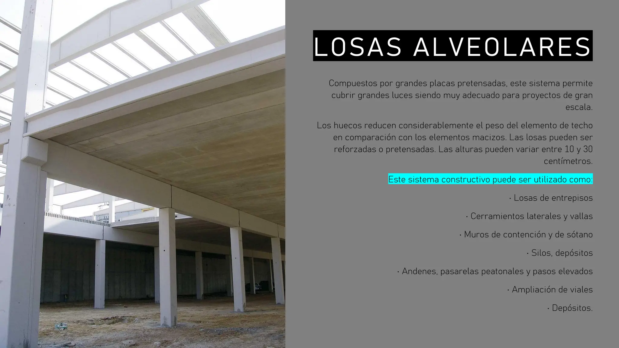 Tipos de losas y entrepisos_caracteristicas y proceso constructivo | PDF