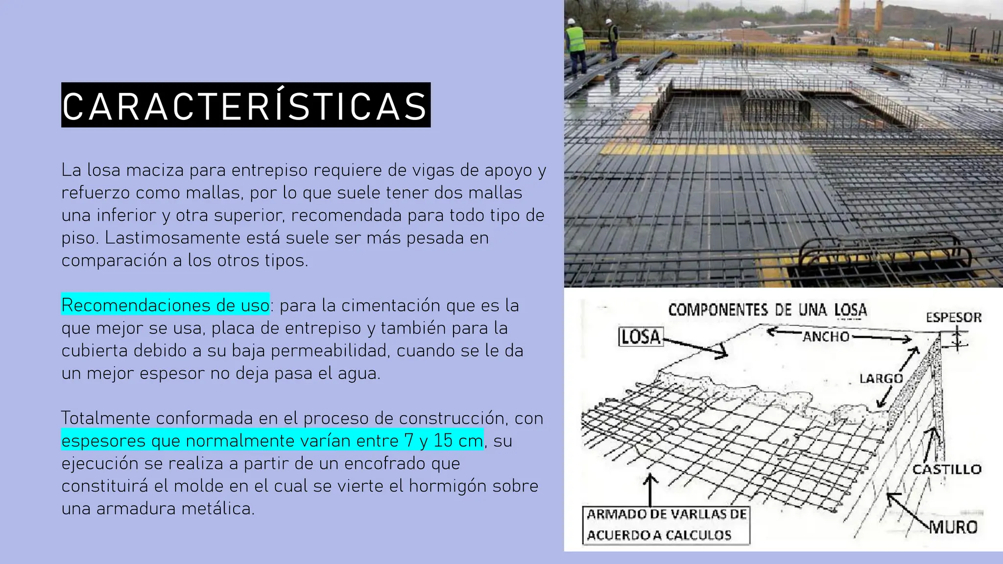 Tipos de losas y entrepisos_caracteristicas y proceso constructivo | PDF
