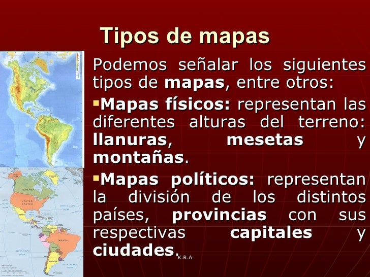 Tipos De Mapas