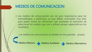 Tipos de Medios de Comunicacion | PPTX