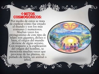 Tipos de mitos | PPT