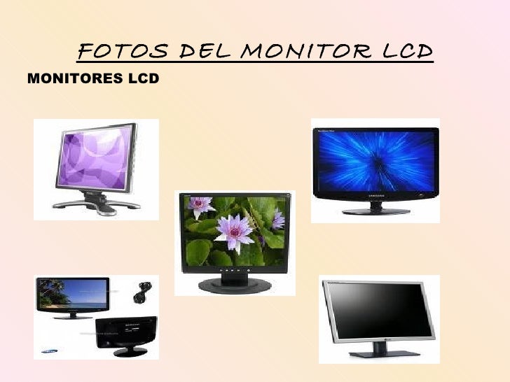 TIPOS DE MONITORES