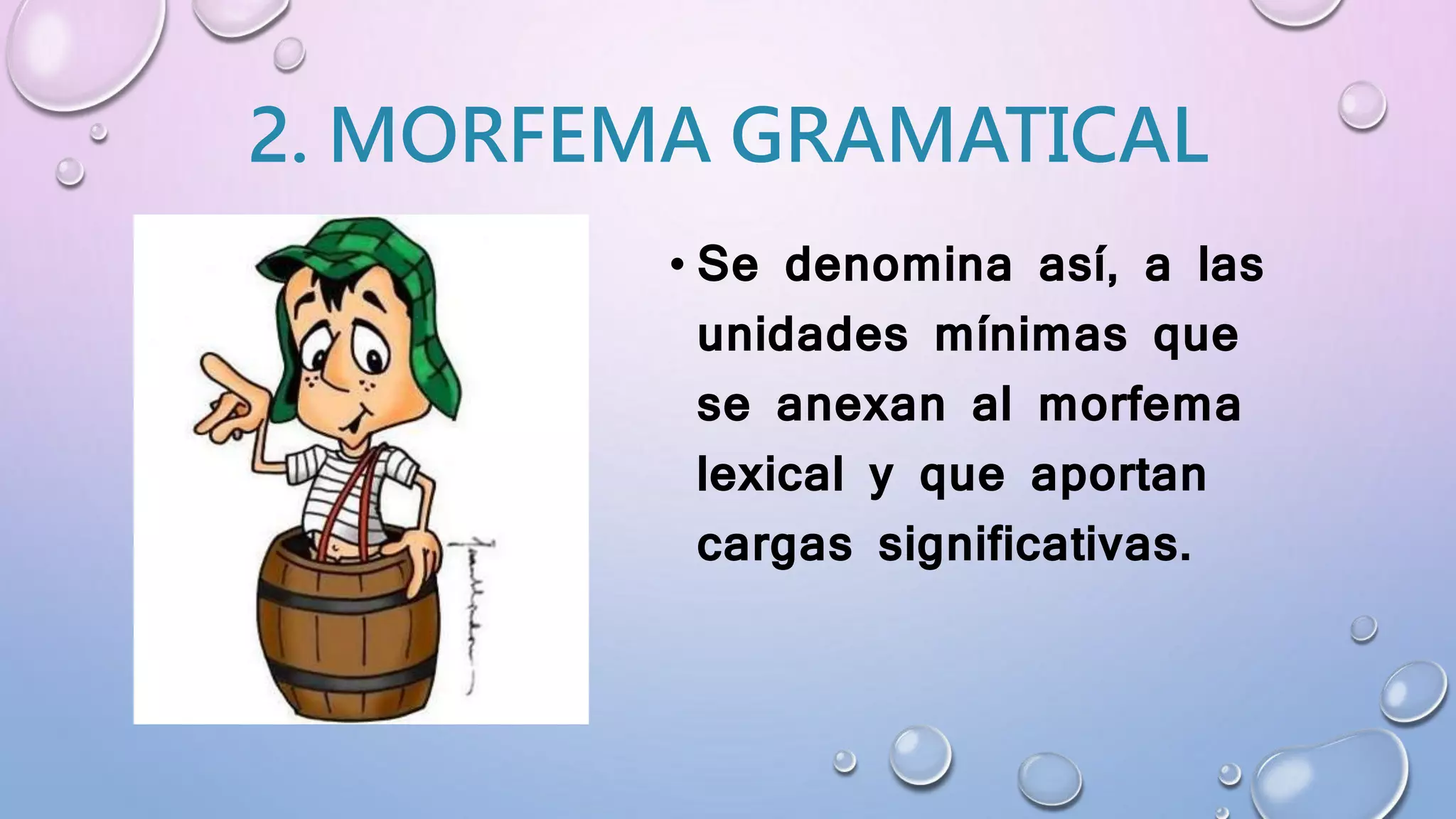 Tipos de morfemas | PPTX
