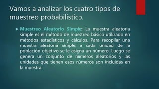 Tipos de muestreos | PPTX