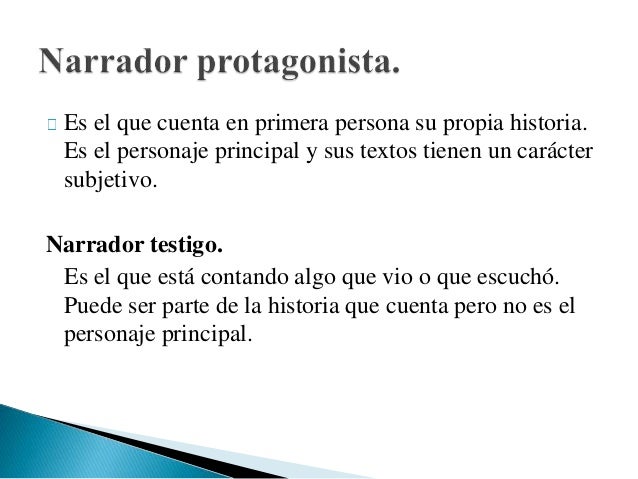 Cuã¡Les Son Los Tipos De Narrador Que Hay - Gufa Cuã¡Les Son Los Tipos De Narrador Que Hay - Gufa