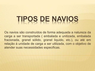 Tipos de navios | PPTX