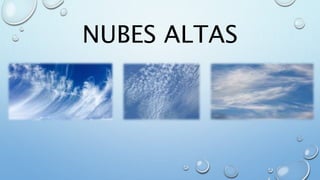 Tipos de nubes | PPTX
