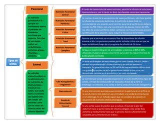 Tipos de nutricio, enteral y parenteral en pacientes | PDF