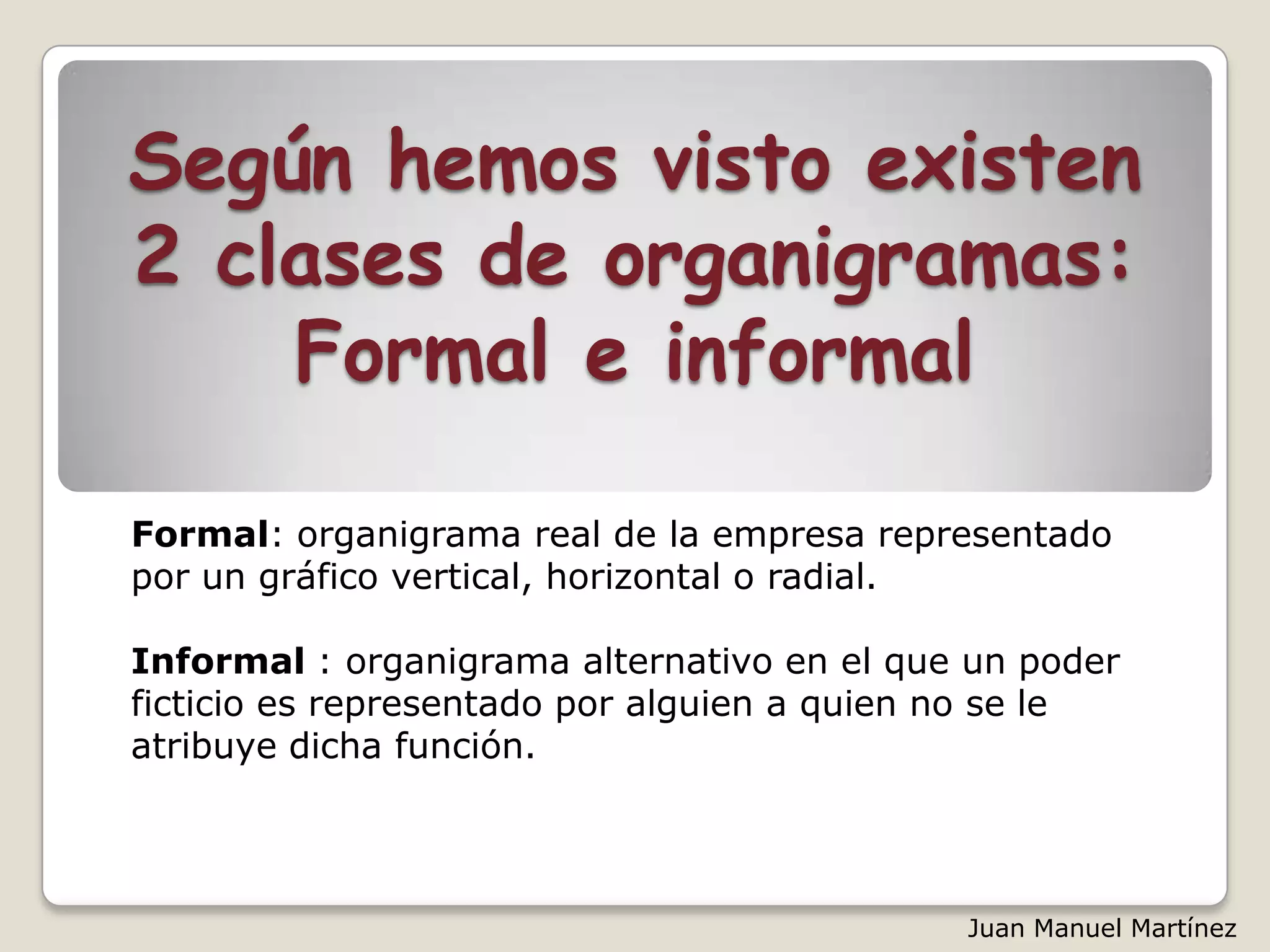 Tipos de organigrama | PPTX