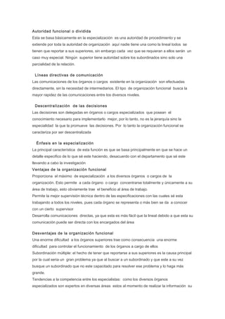 Tipos de organizacion | DOC