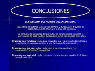 Tipos de organizacion | PPTX