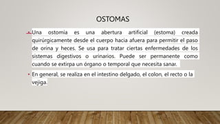 Tipos de ostomías y cuidados de enfermería.pptx