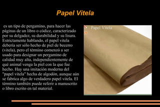 Tipos de papel | ODP