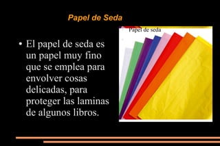 Tipos de papel | ODP