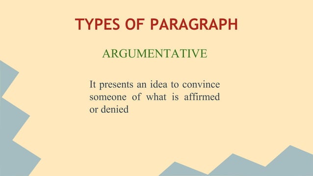 TYPES OF PARAGRAPH | PPTX | Science