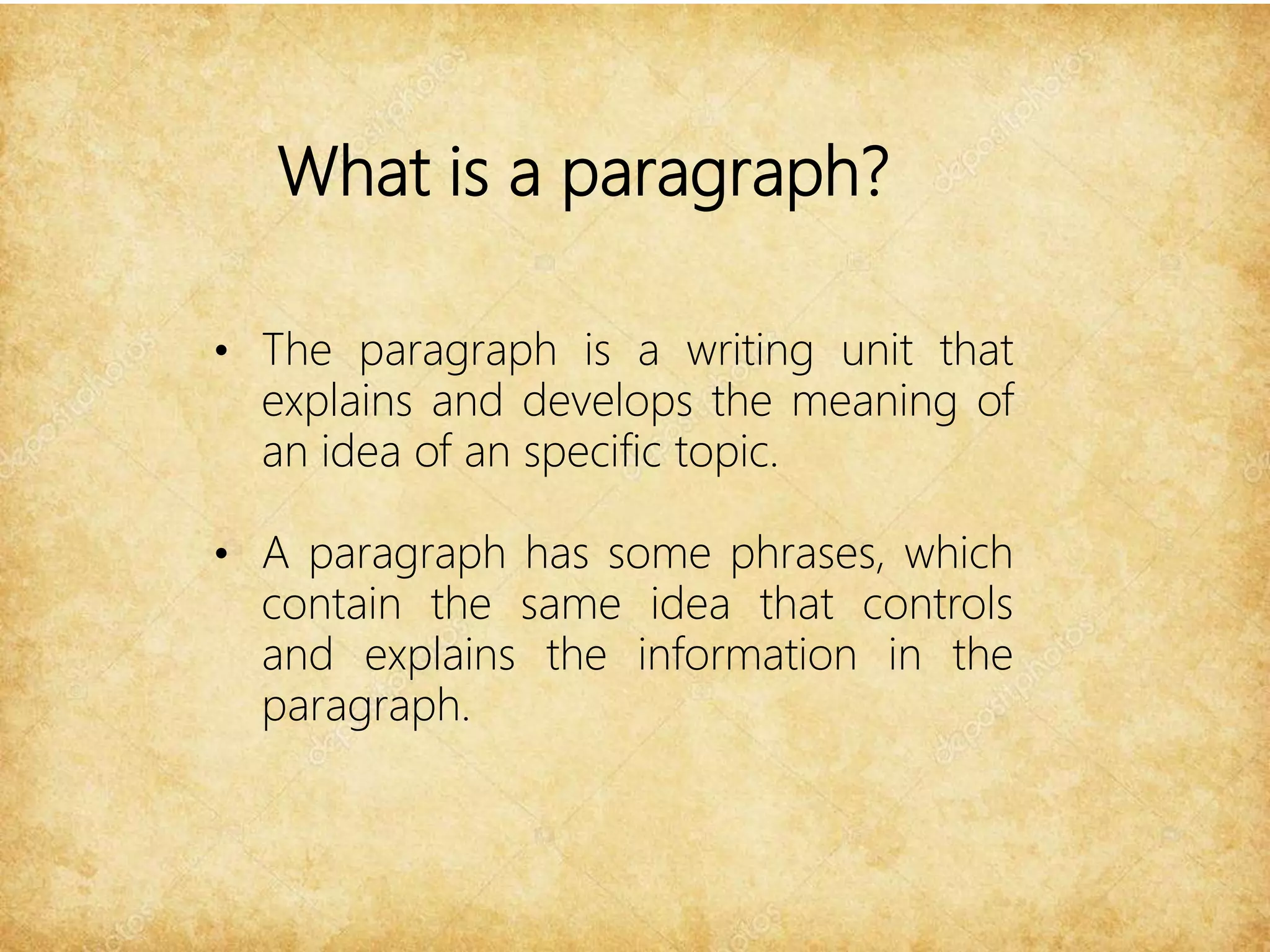 Tipos de parrafos | PPTX