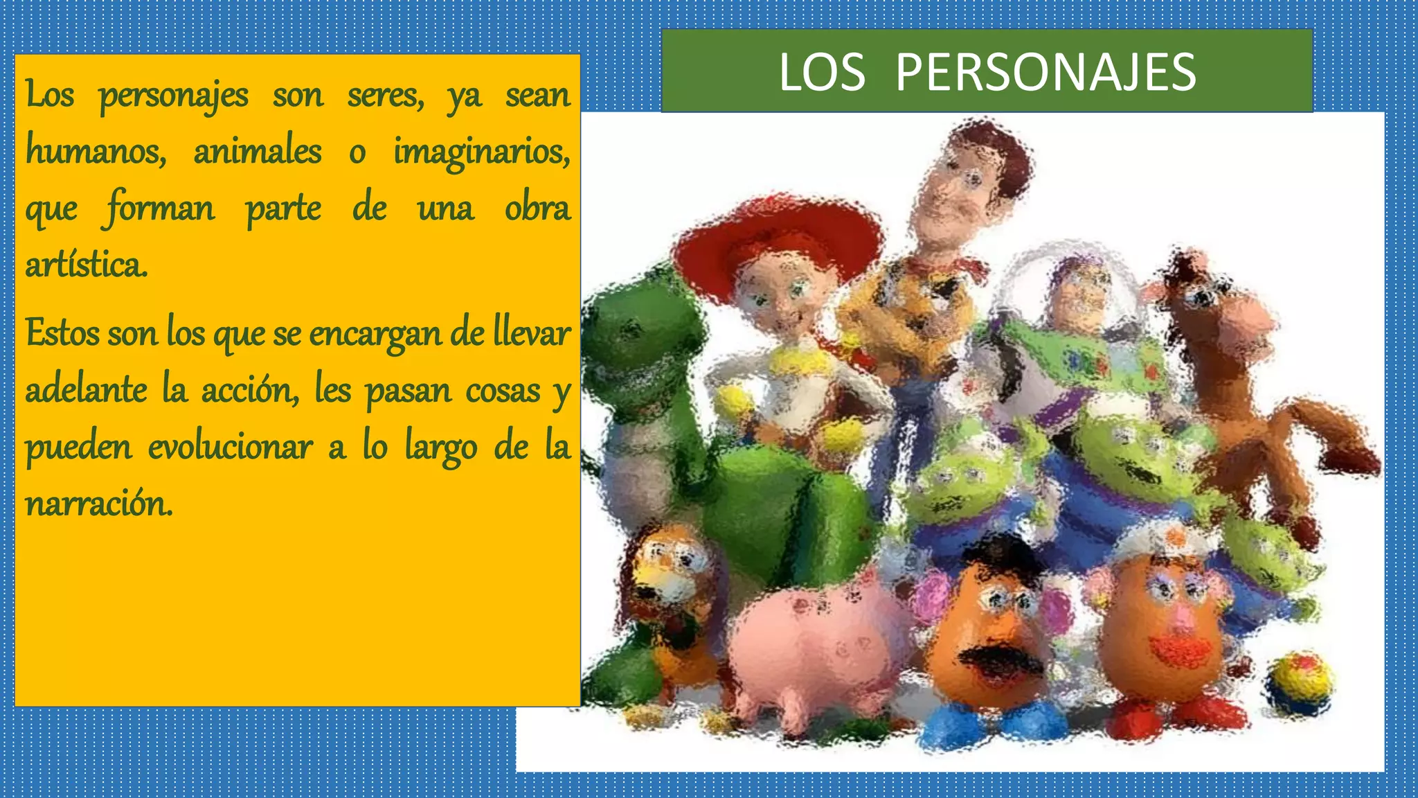 Tipos de personajes | PPTX