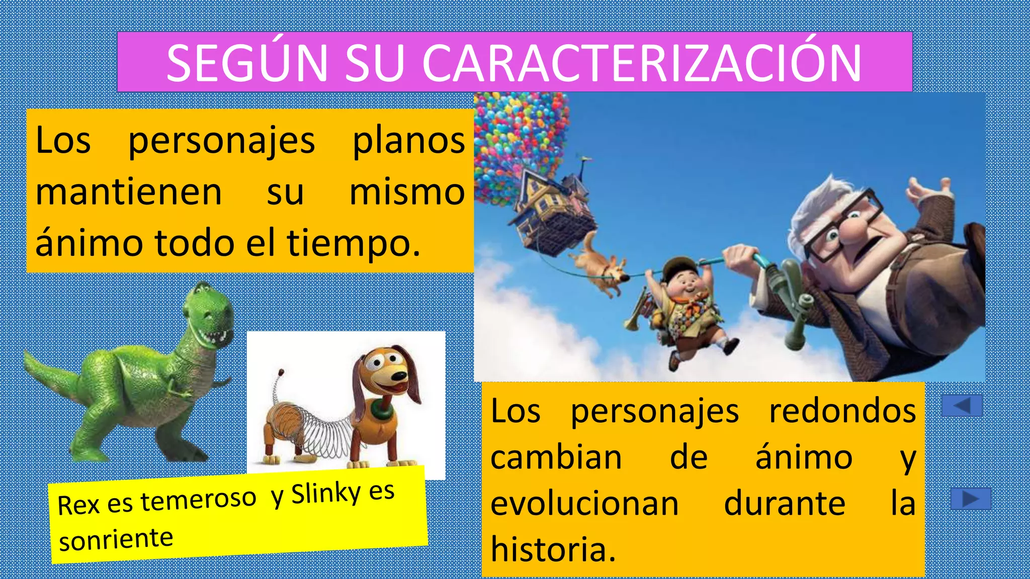 Tipos de personajes | PPTX