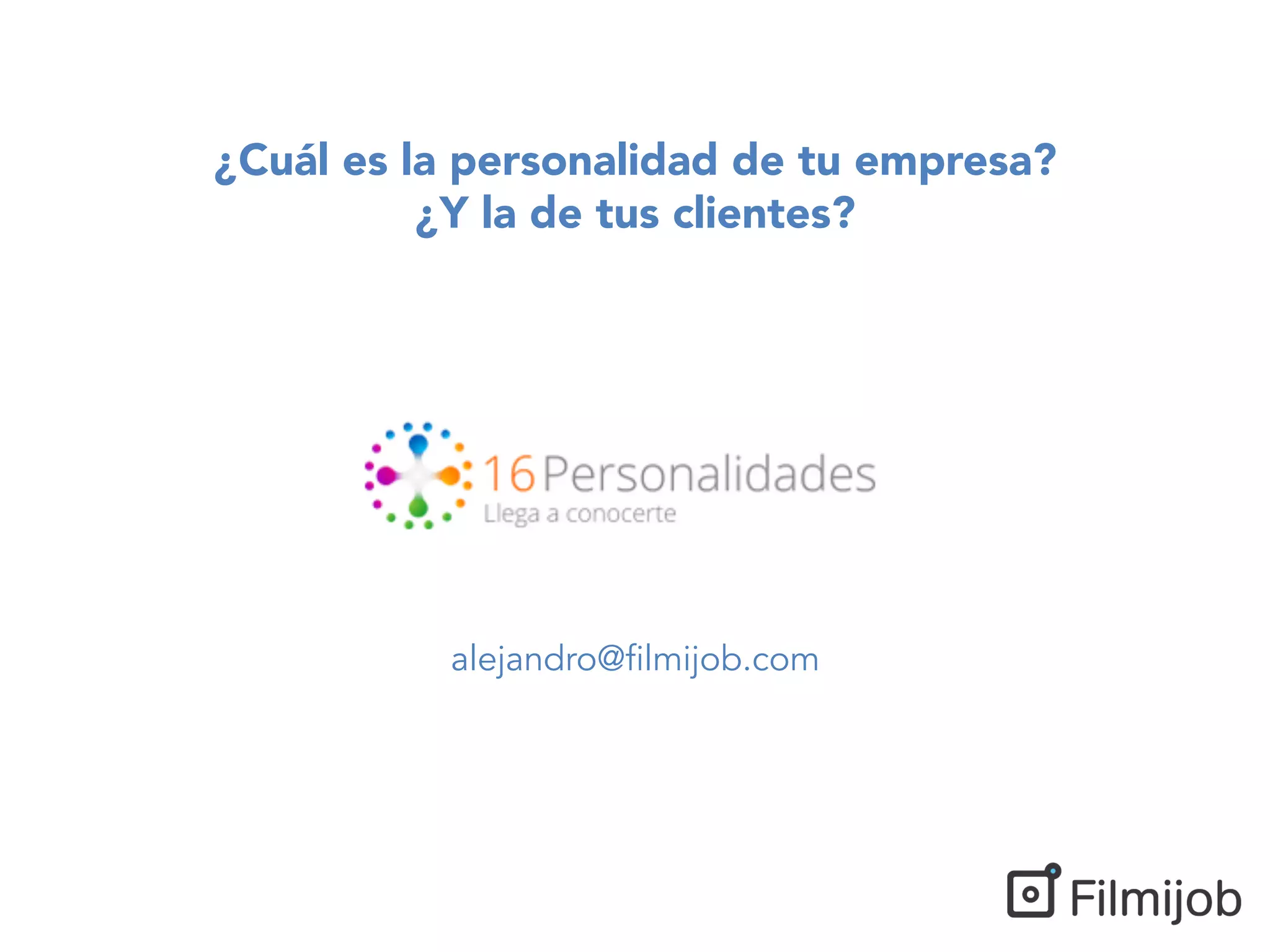 16 tipos de personalidad | PPT