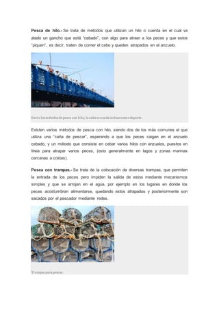 Tipos de pesca en el mundo | DOCX