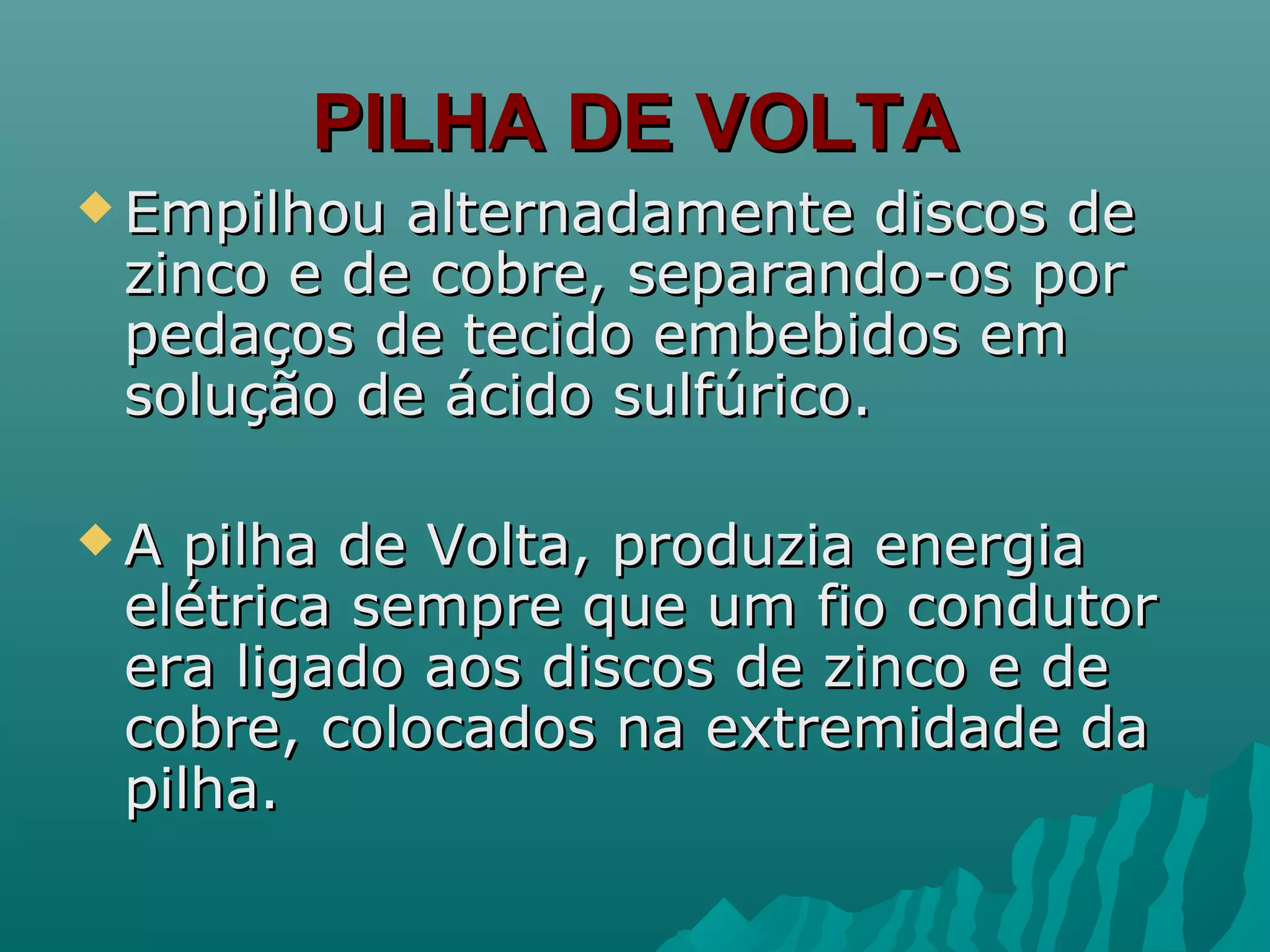 Tipos de pilhas | PPT | Chemistry | Science