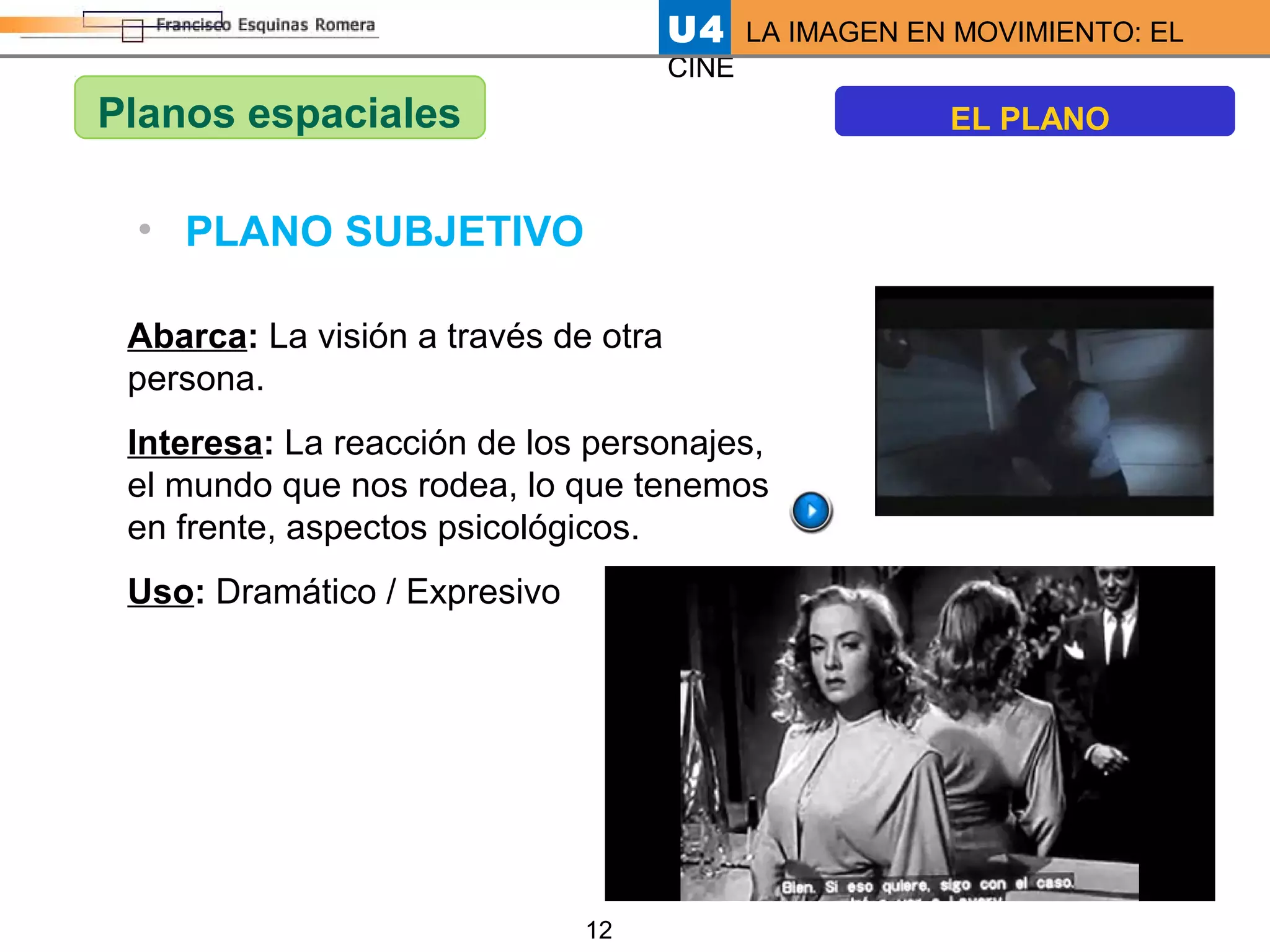 Tipos de planos cinematográficos | PPT