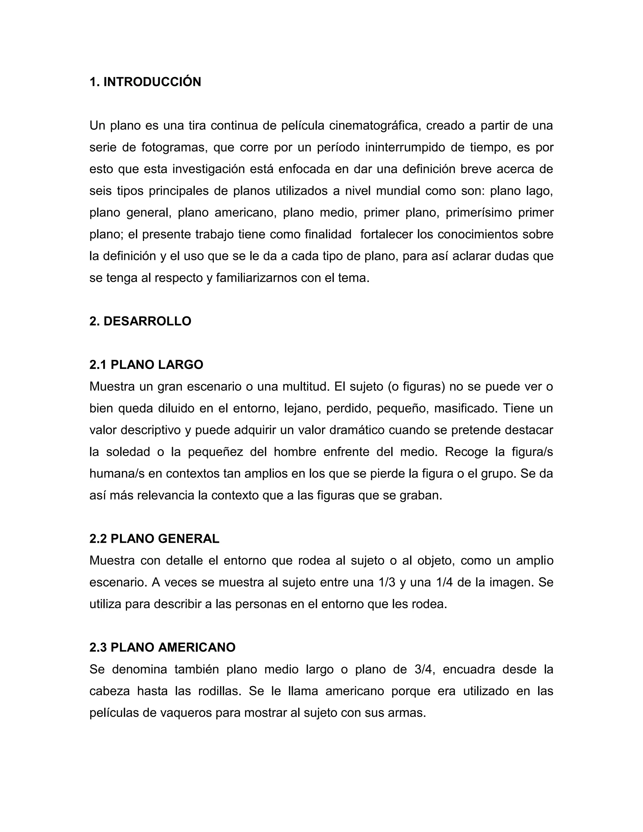 Tipos de planos | PDF