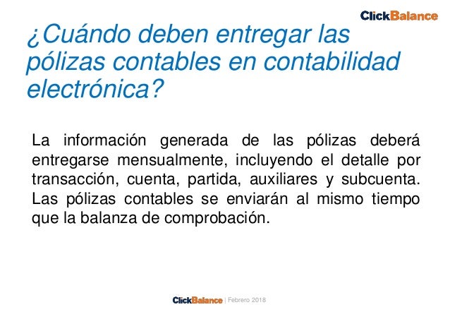 Tipos de pólizas contables