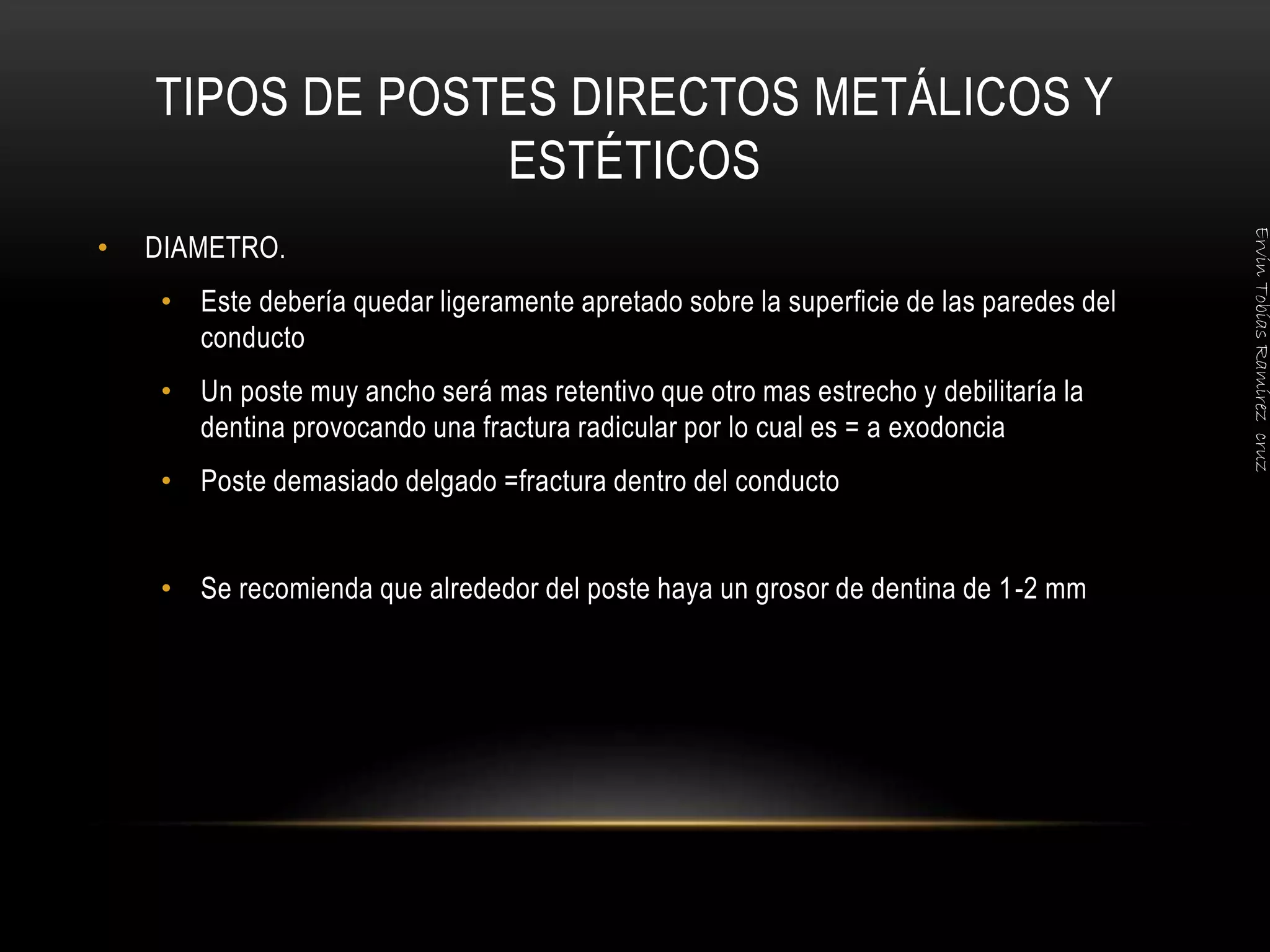 Tipos de postes directos metalicos y esteticos | PPTX