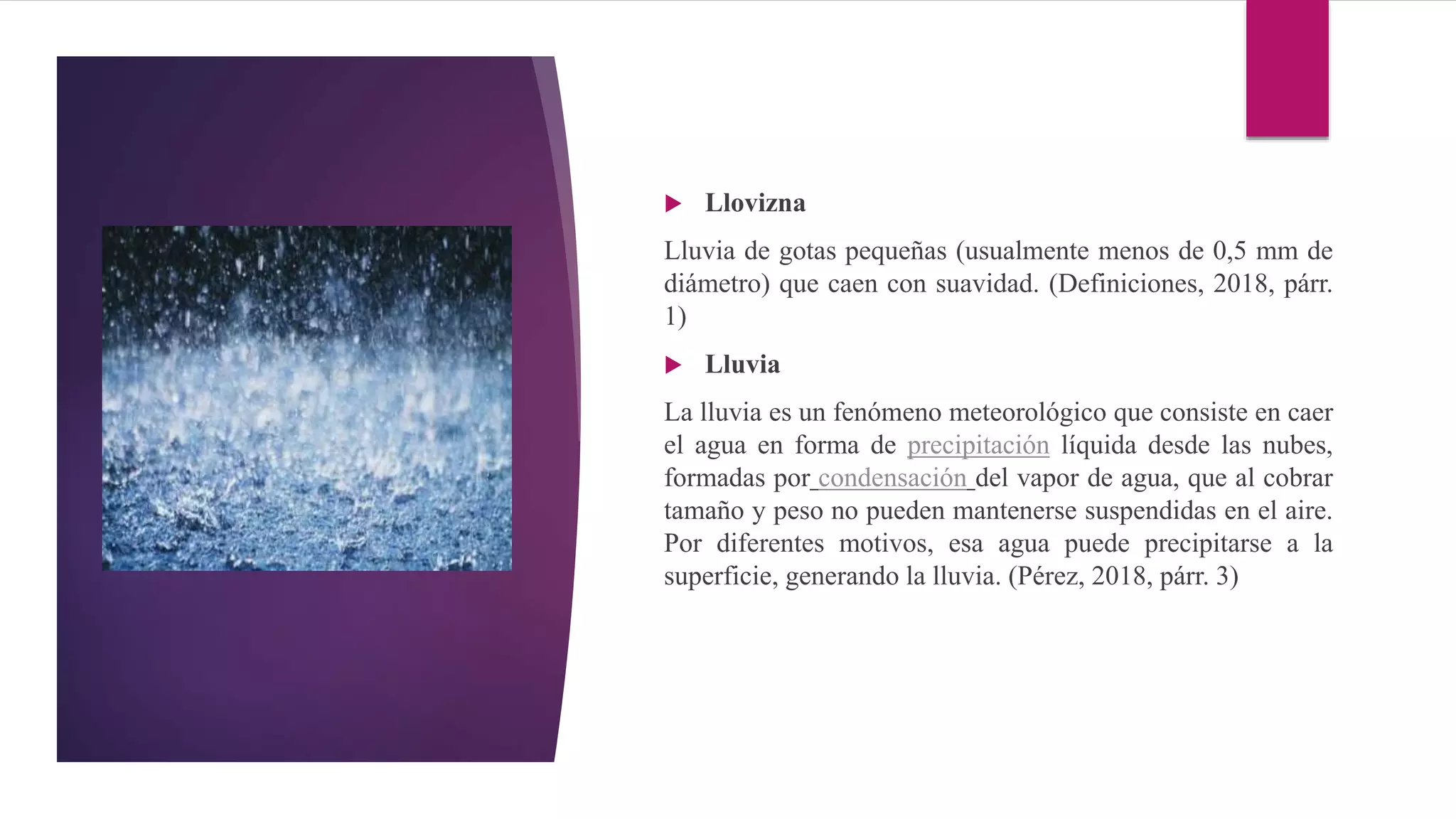 Tipos de precipitaciones | PPTX