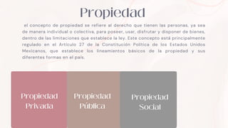 Tipos de propiedad en derecho civil mexi | PDF