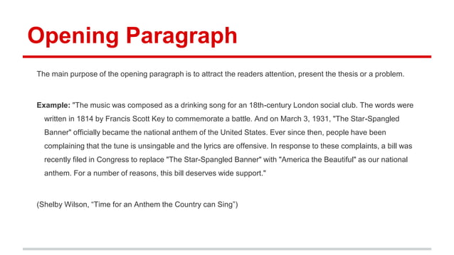 Types of Paragraphs | PPT