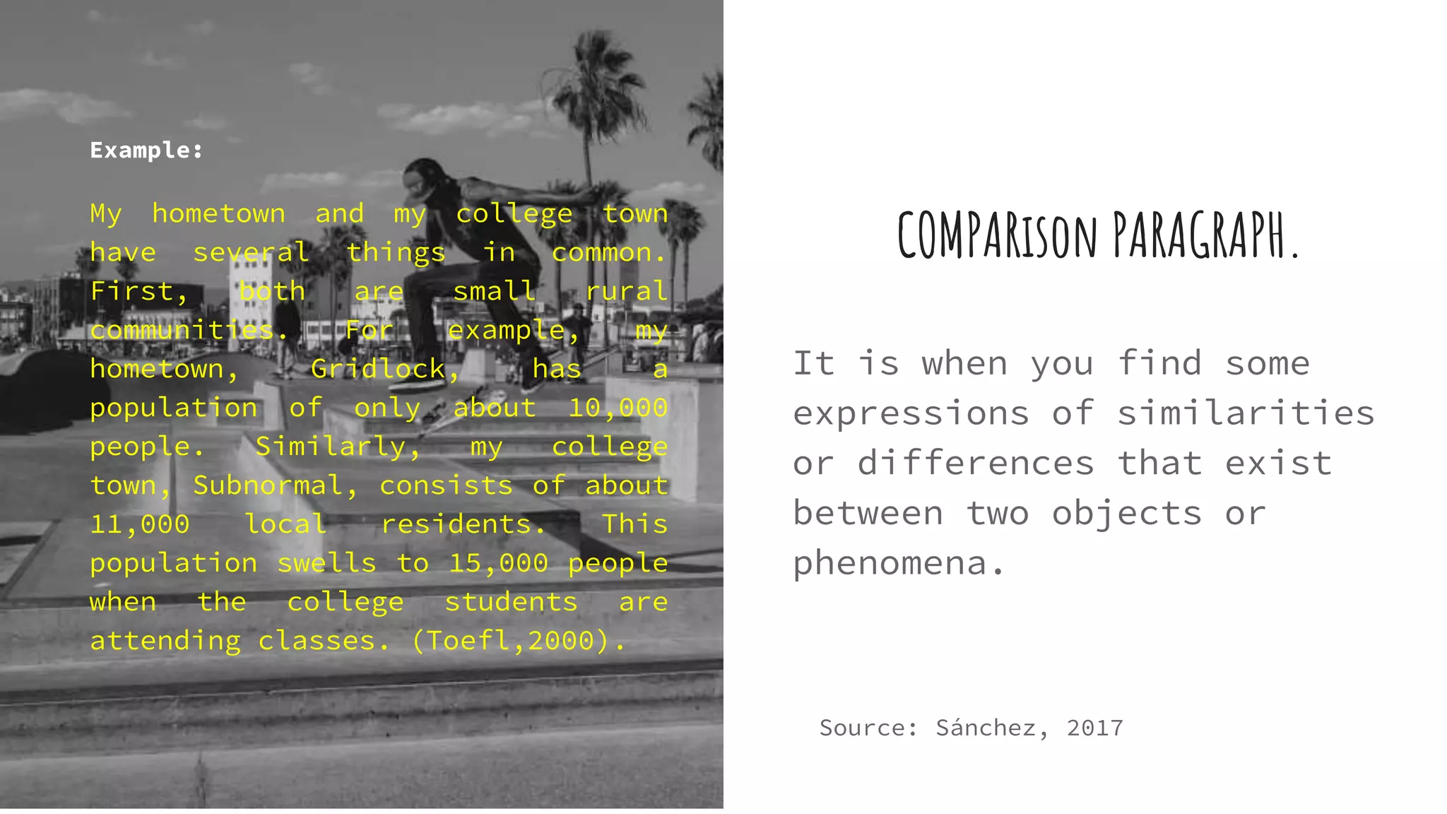 TIPOS DE PÁRRAFOS - STYLES OF PARAGRAPHS | PPT