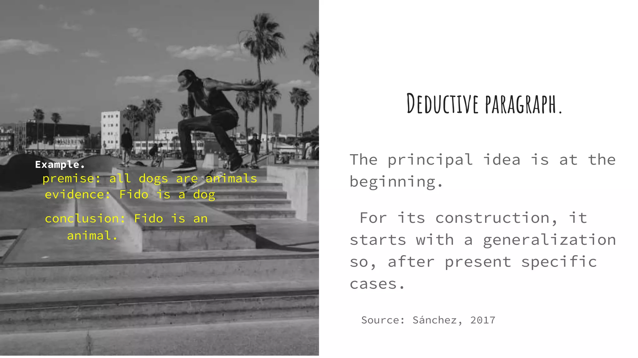 TIPOS DE PÁRRAFOS - STYLES OF PARAGRAPHS | PPT