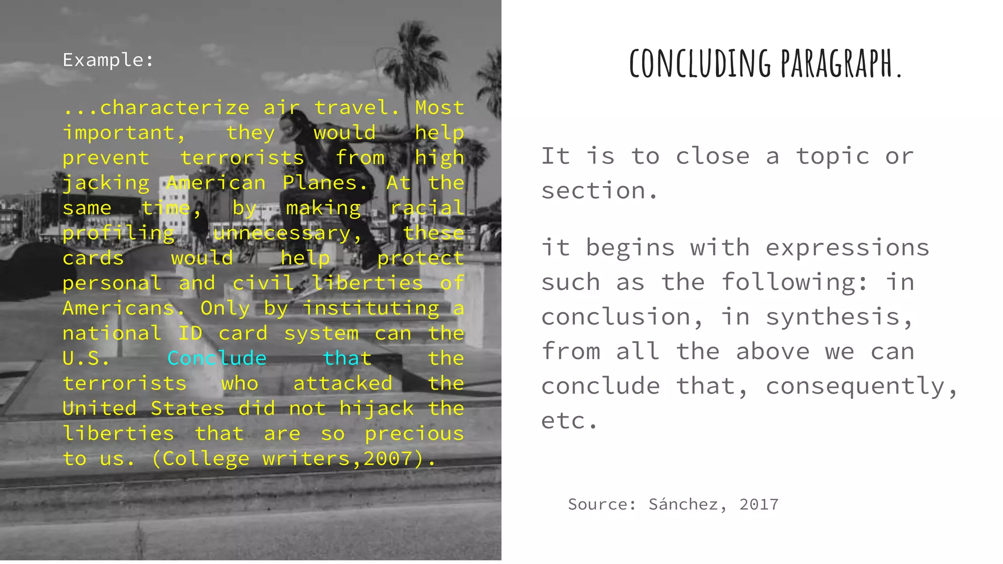 TIPOS DE PÁRRAFOS - STYLES OF PARAGRAPHS | PPT