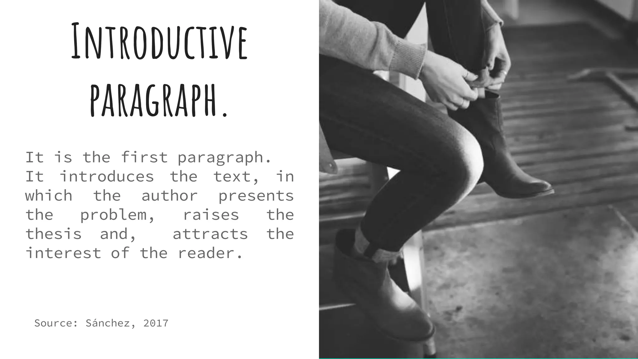TIPOS DE PÁRRAFOS - STYLES OF PARAGRAPHS | PPT