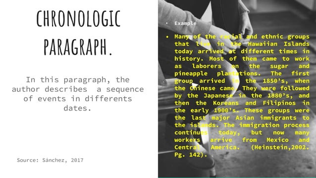 TIPOS DE PÁRRAFOS - STYLES OF PARAGRAPHS | PPT