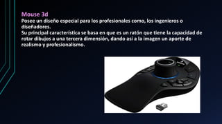 Tipos de ratones (mouse) | PPTX