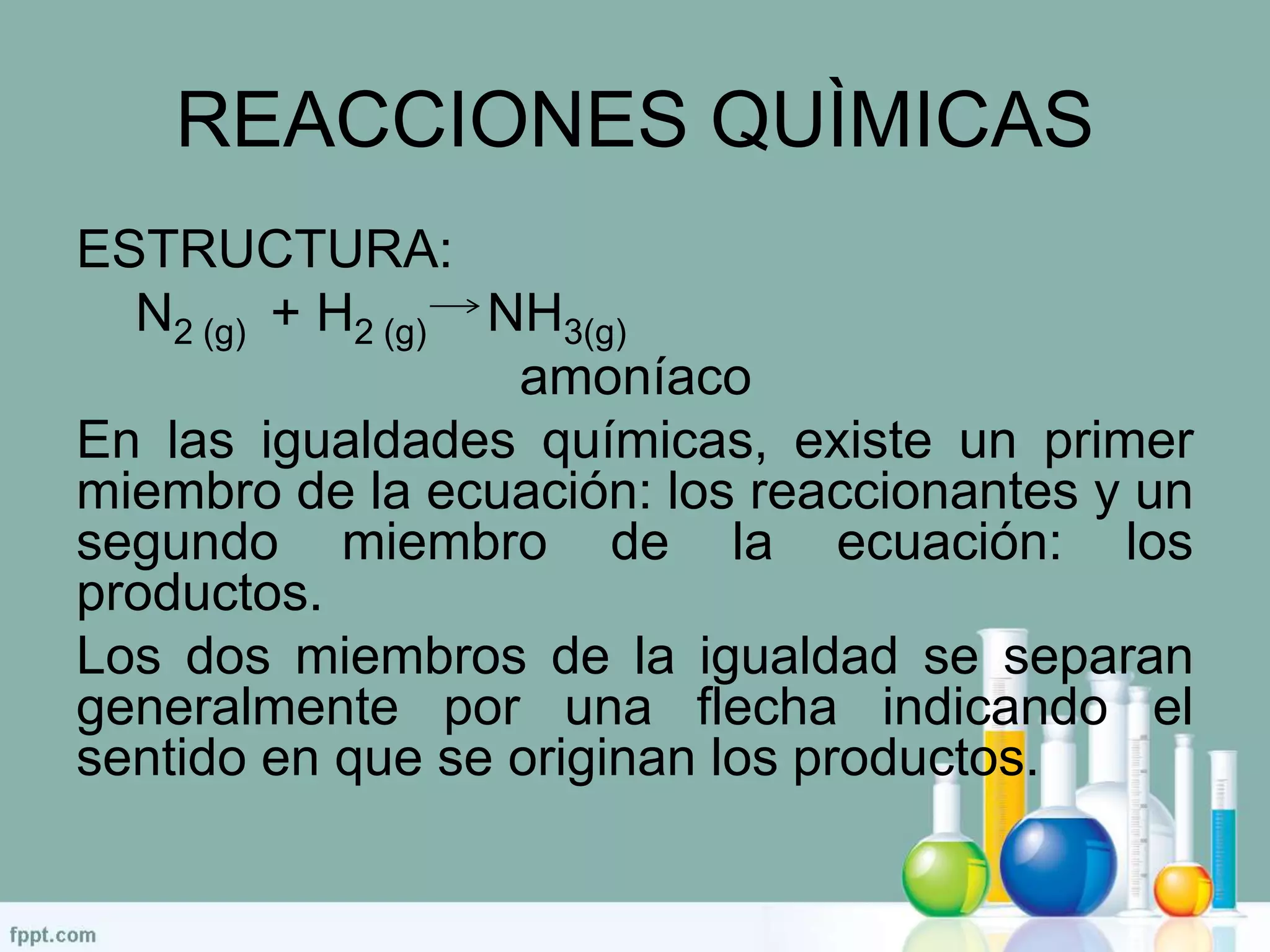 Tipos De Reacciones Quìmicas Ppt