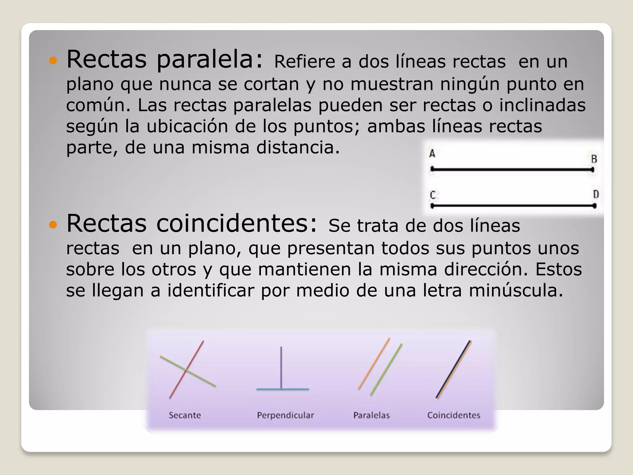 Tipos de rectas | PDF