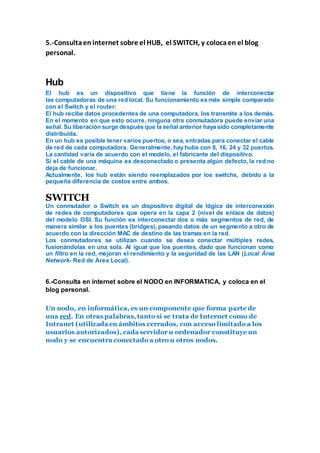 Tipos de redes | DOCX