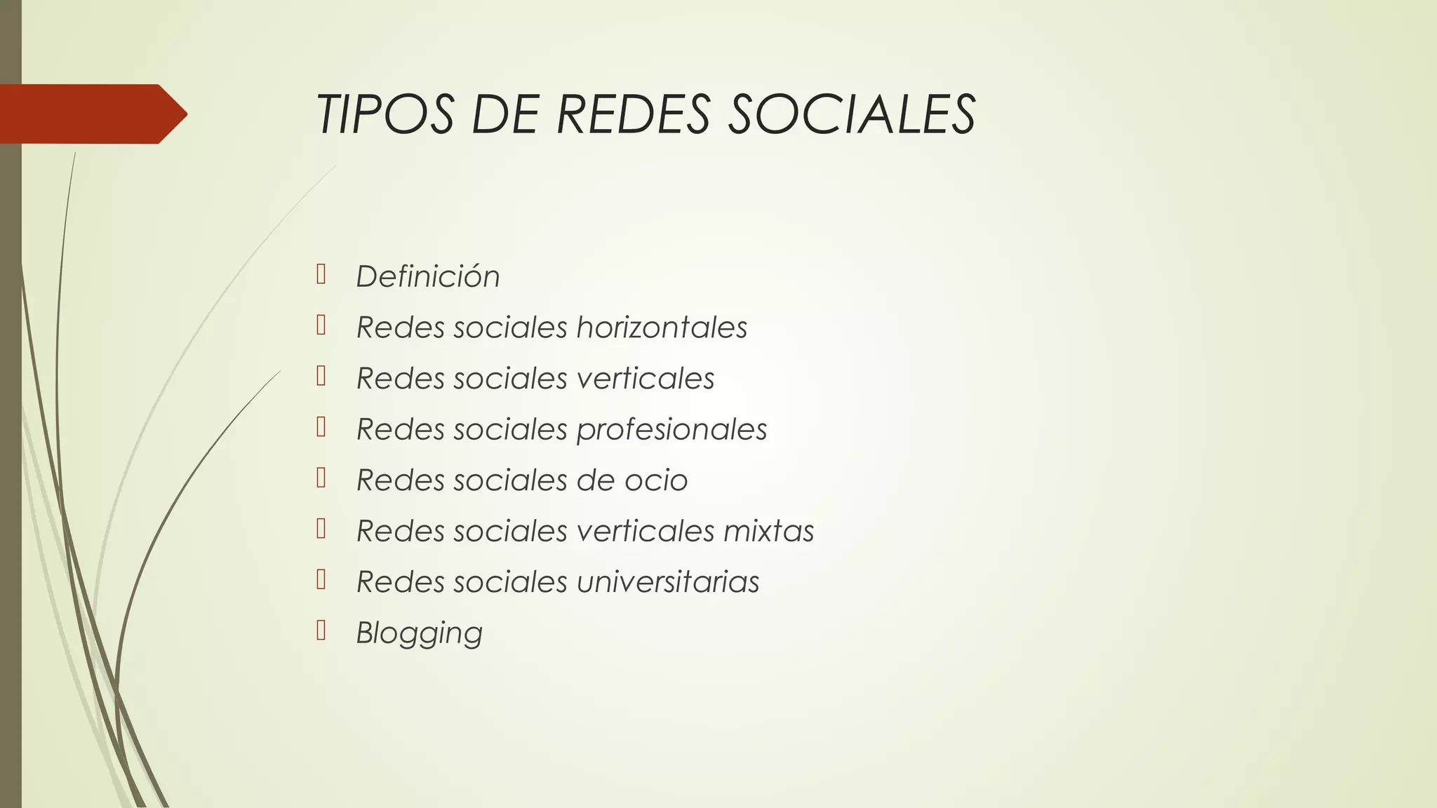 Tipos de redes sociales | ODP