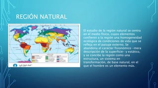 Tipos de regiones planificacion | PPTX