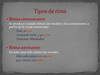Tipos de rima | PPTX