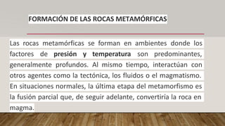 Tipos de roca (1).pptxjkbhjvjhjhbhjbhjbh | PPTX | Geology | Science